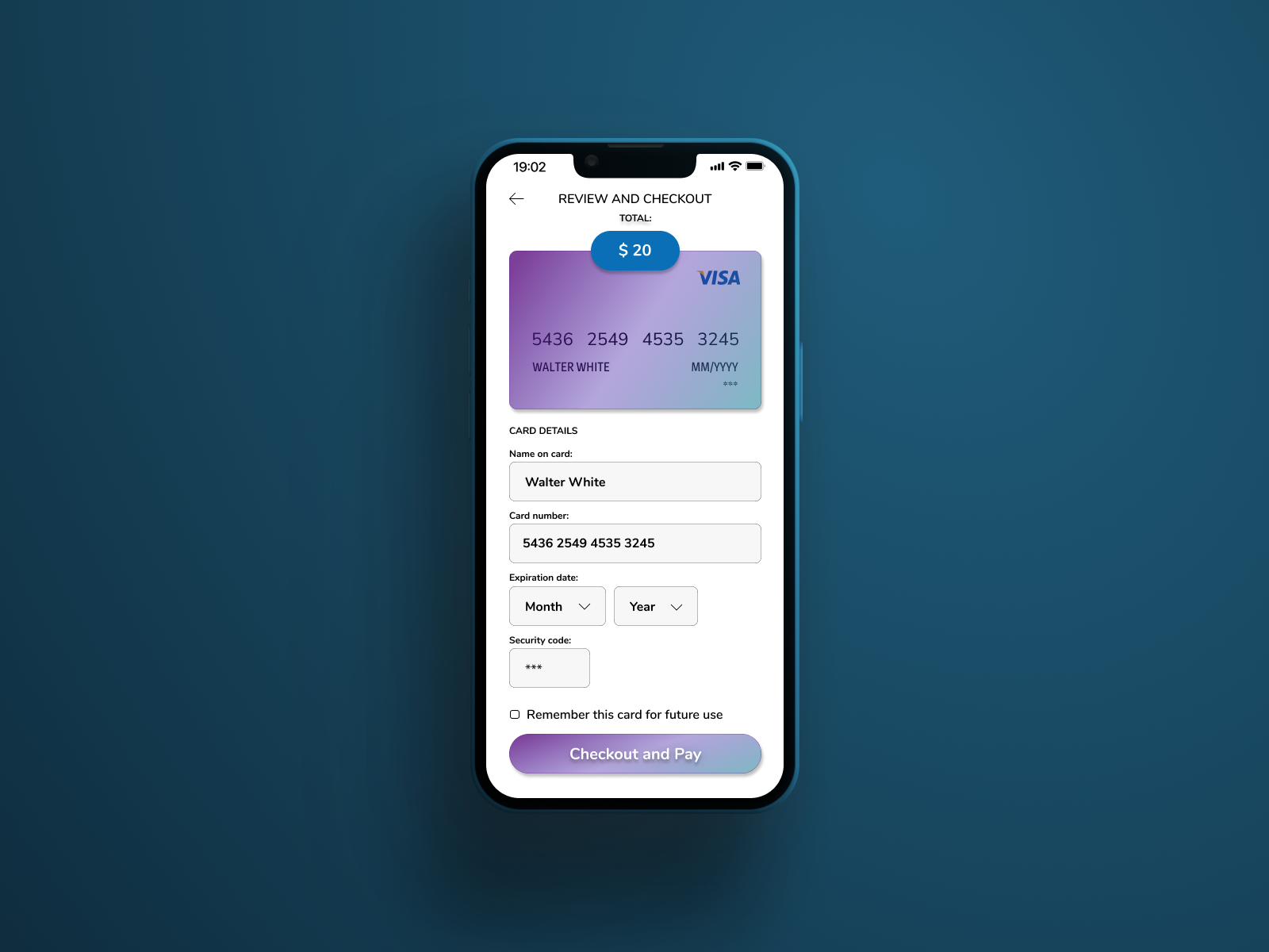DailyUI 002 - Checkout Screen by Renan Rocha on Dribbble