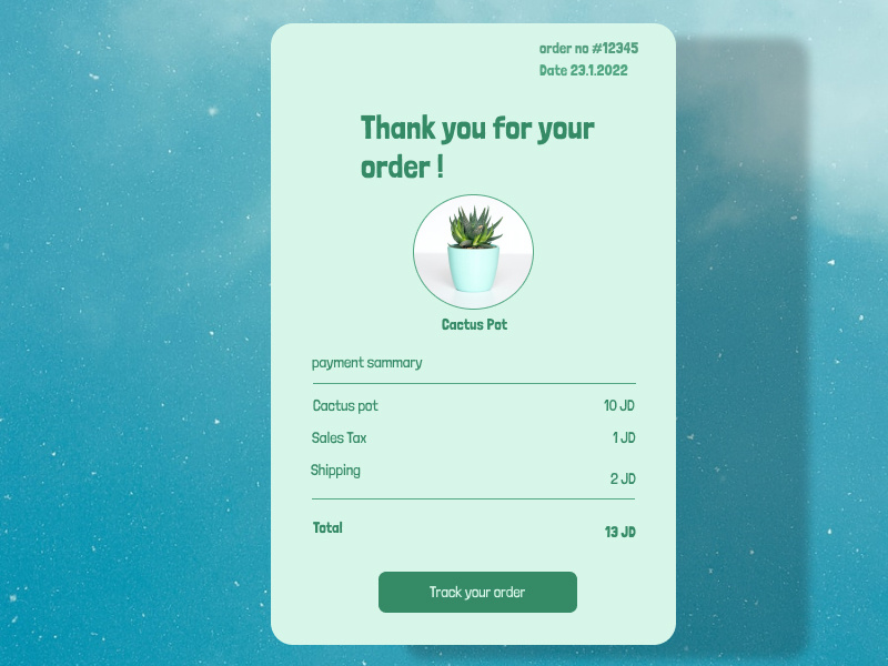 Daily UI Design - Day 17 - Email Receipt by Tawbah Ennab on Dribbble