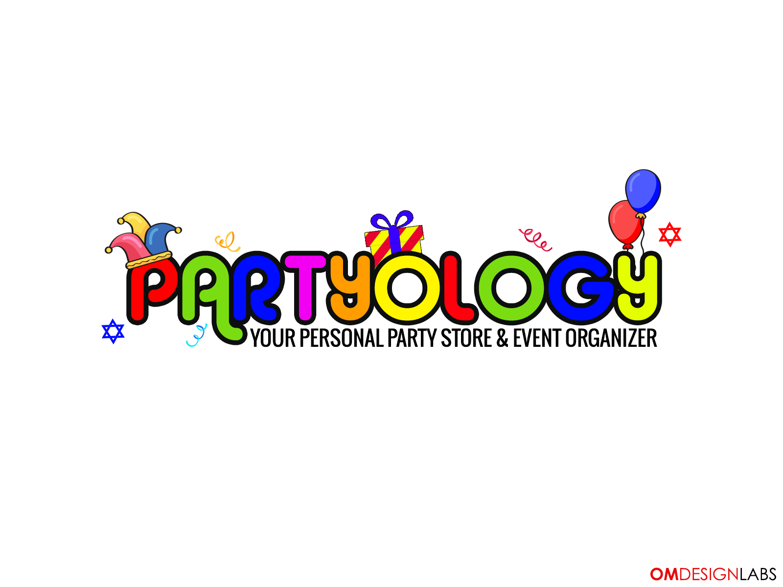 Branding Identity designed for a Party Store based in Pune by OM ...