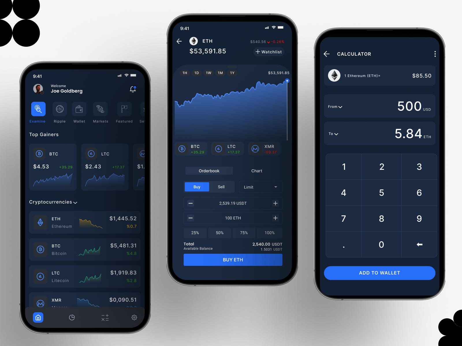 Trading App by Fortune Ene on Dribbble