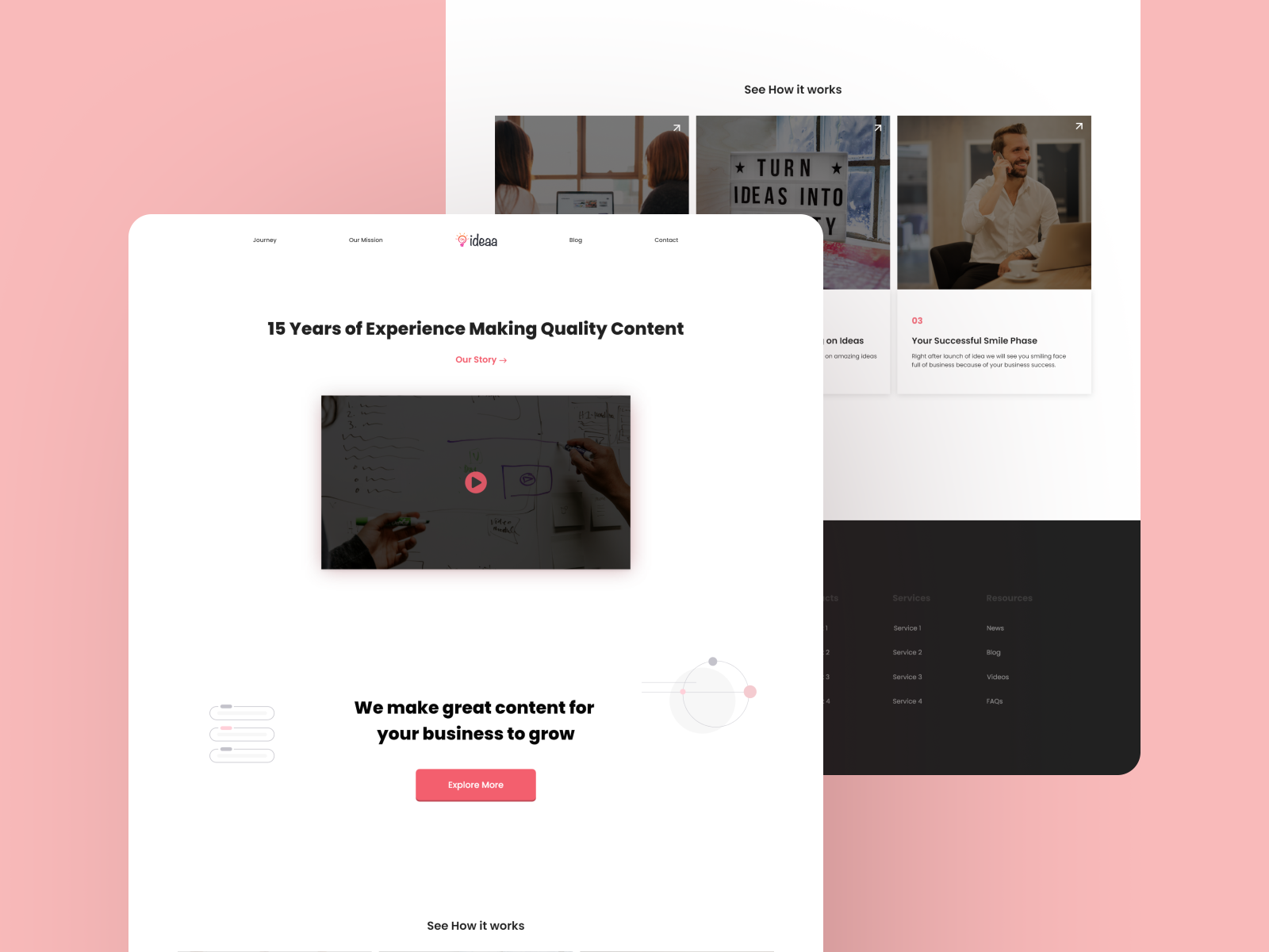 Agency Landing Page UI by Maryam on Dribbble