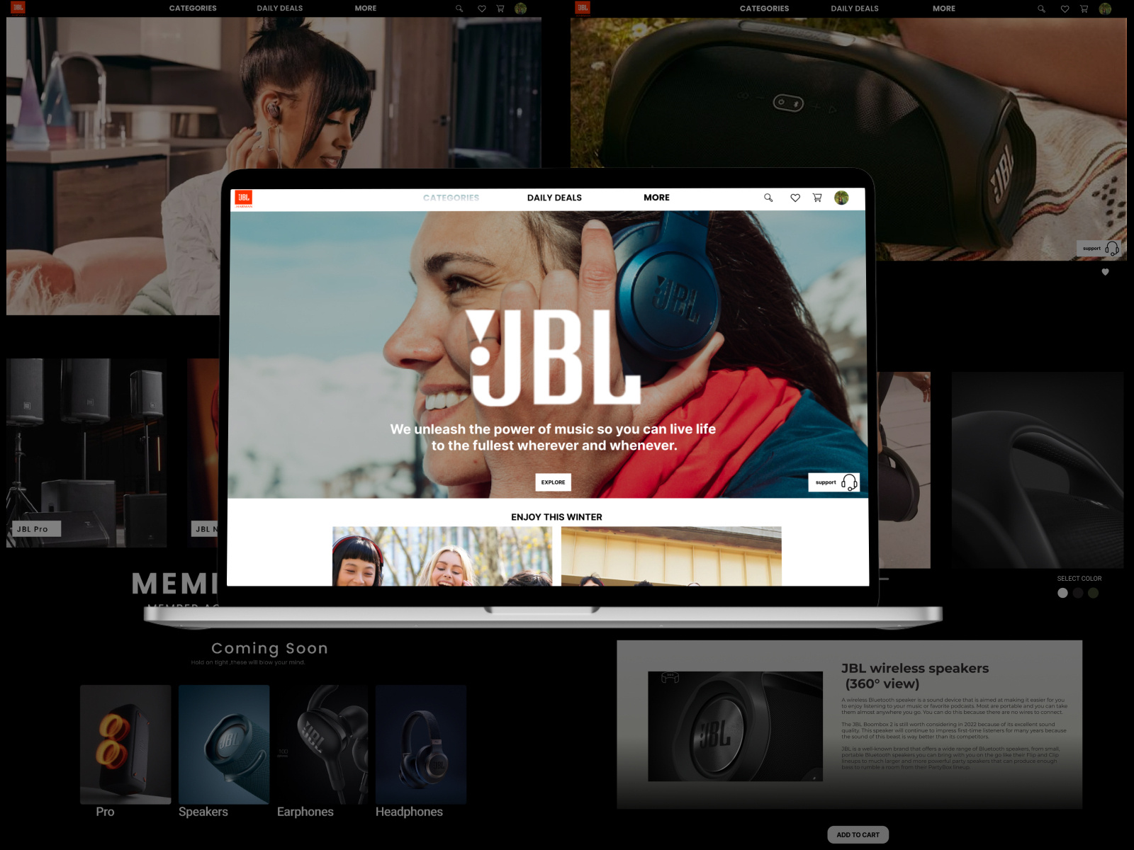 JBL Redesign by Harshita Kumari on Dribbble