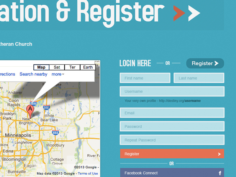 Login Register Area by Steven Miller on Dribbble