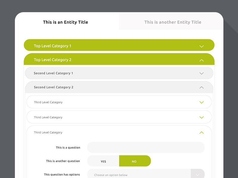 Form UI by Steven Miller on Dribbble