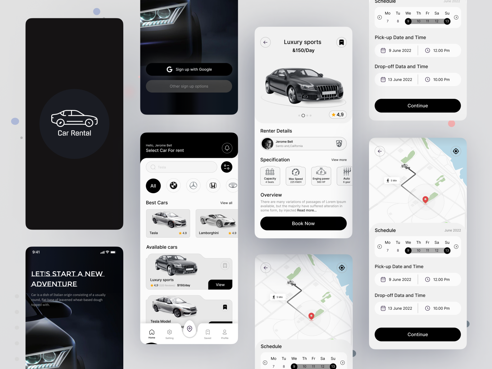 Car Rental App Concept by Jonaed-ui on Dribbble