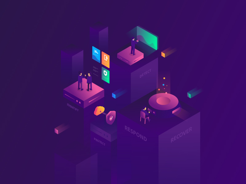 Isometric Hero Image by Musadiq on Dribbble