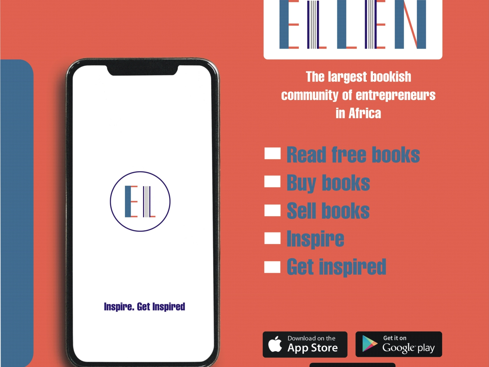 ELLEN Mobile app flyer by Misbahu Abubakar on Dribbble