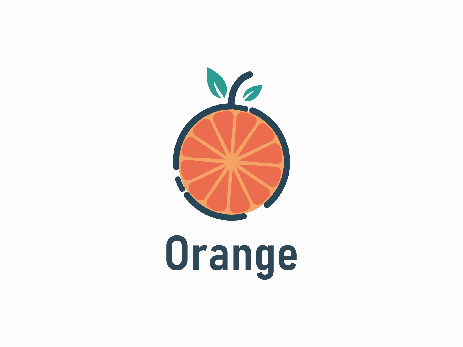 ORANGE LOGO by Mhammad idrees on Dribbble