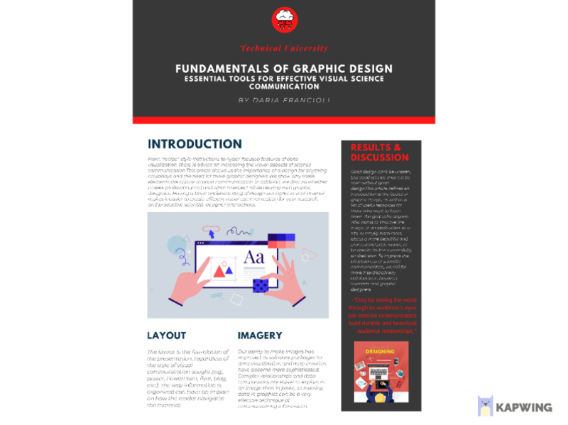 Science Graphic Design Poster