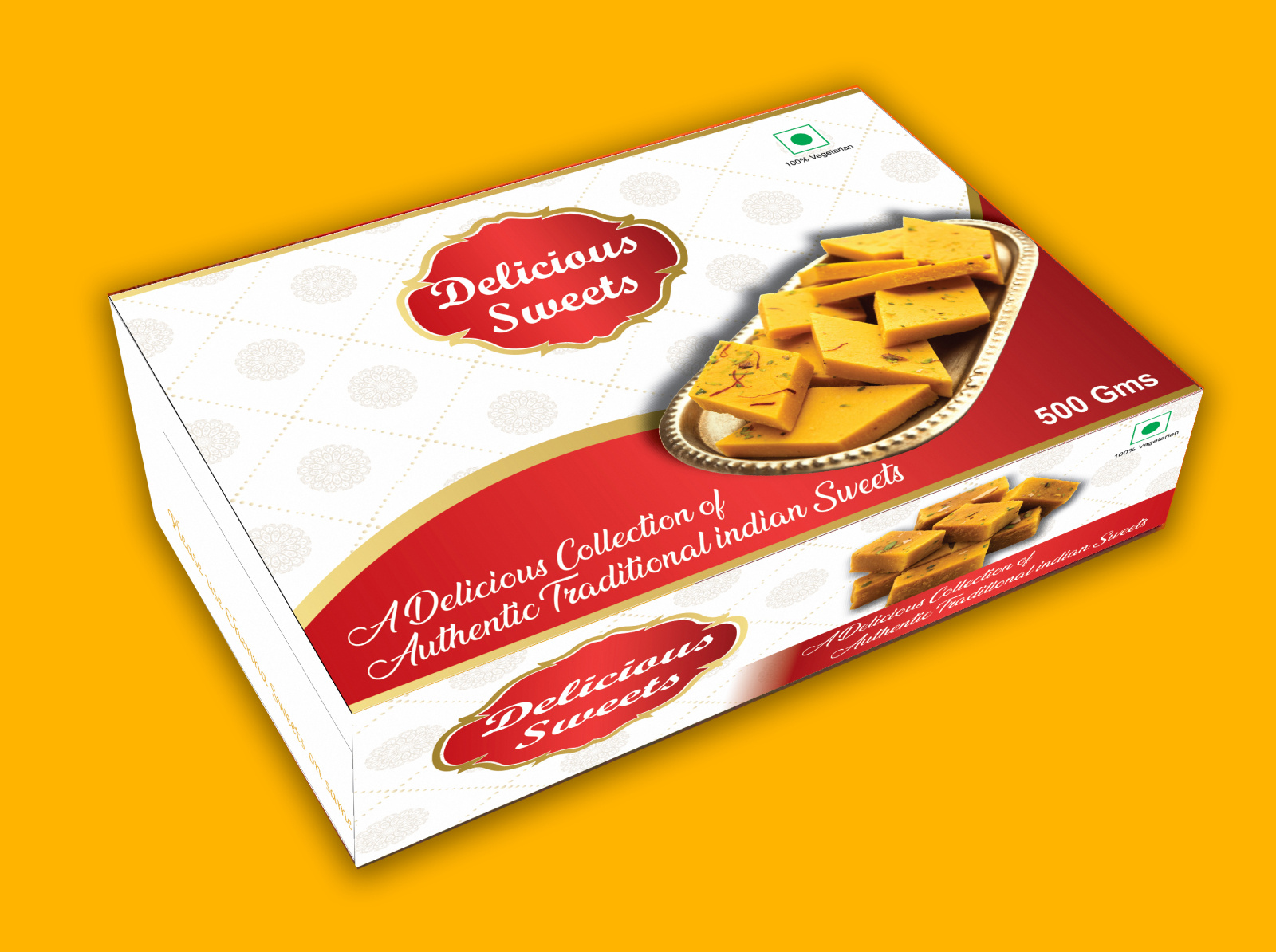 Indian Mithai Box Design