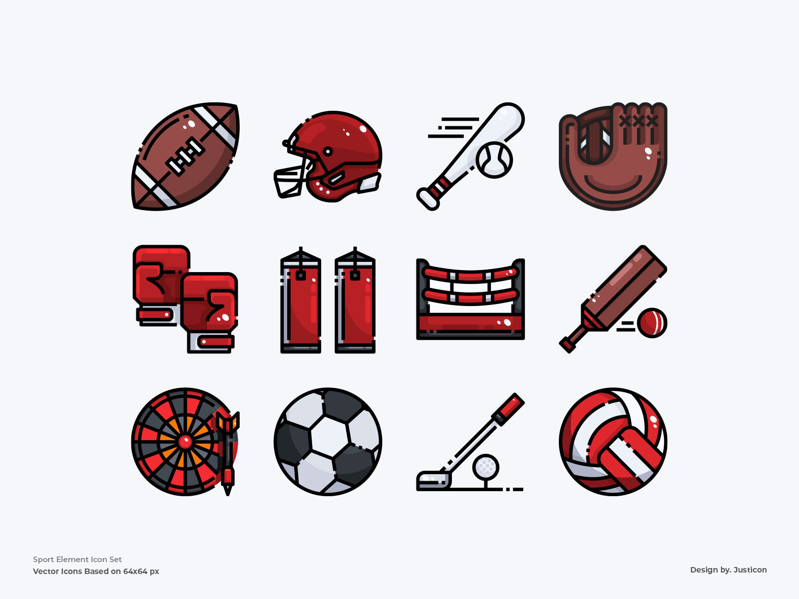 Sport Icon Set by Justicon on Dribbble