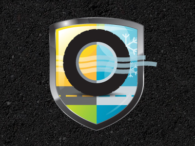 Winter Tire Logo by Tara Jo Kirk on Dribbble