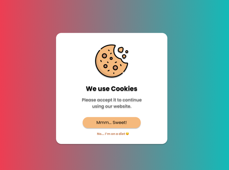DailyUI 016 - Popup Overlay by Aman Raj on Dribbble