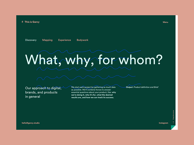 This is Garcy Website – Our game plan by Tom Garcy on Dribbble