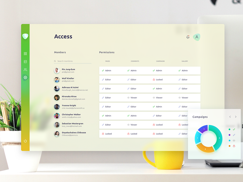 Permissions UI by Vitaliy Bobrikov for Windmill on Dribbble