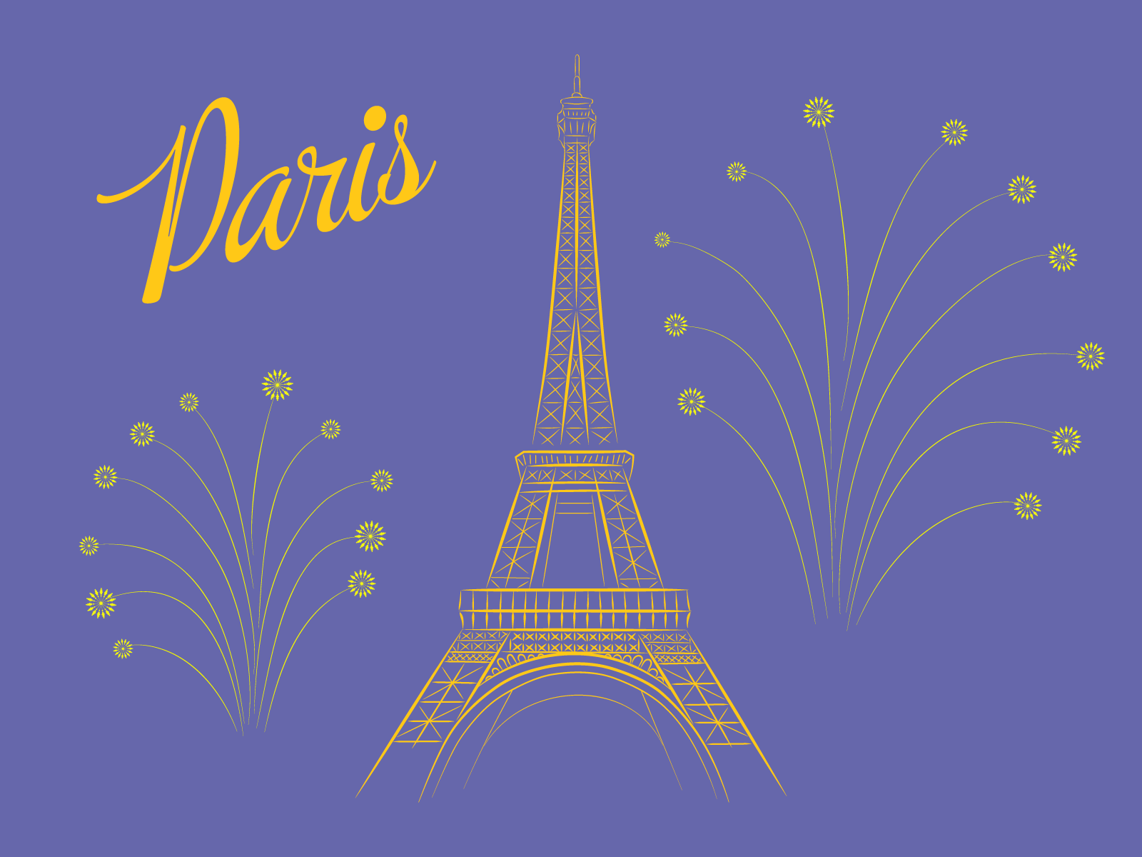 Eiffel Tower by Elena Barskaya on Dribbble