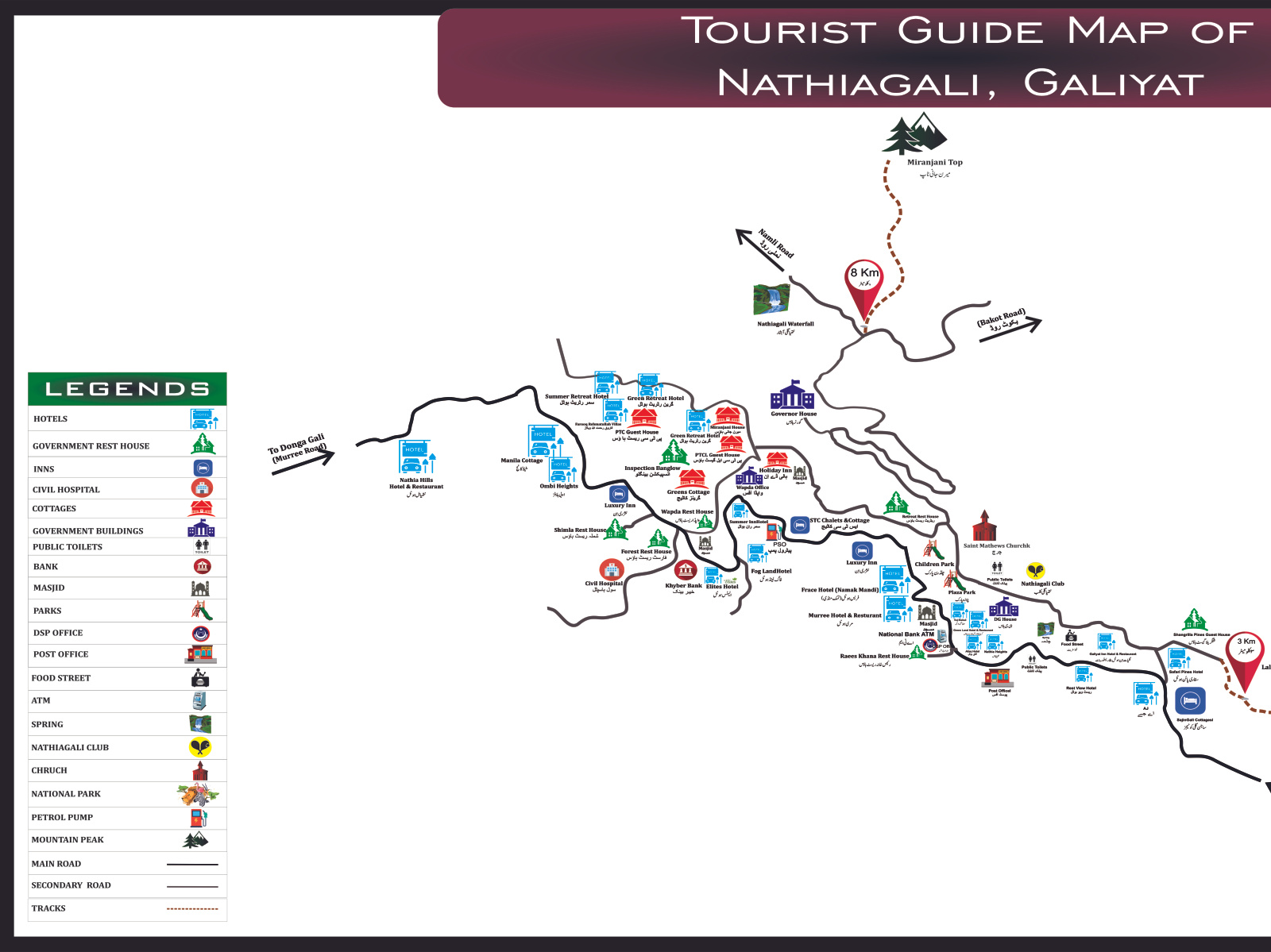 Tourist Guide Map Illustration Design by Plnr Ahsan Rehman on Dribbble