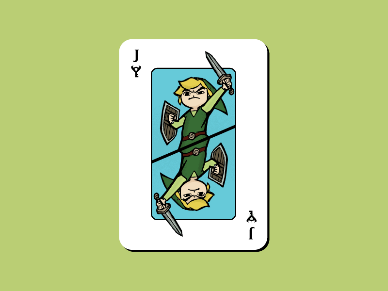 Legend of Zelda Card Deck: WIP 1/XX by Matt Burt on Dribbble