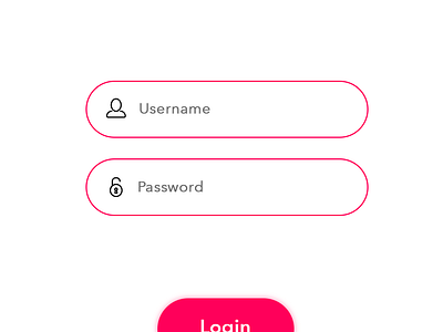 "hub." Login Screen by Ishaan Kansal on Dribbble