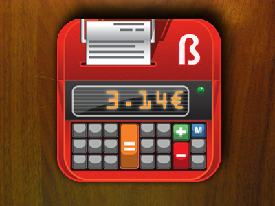 iOS Calculator icon by Alex Andreu on Dribbble