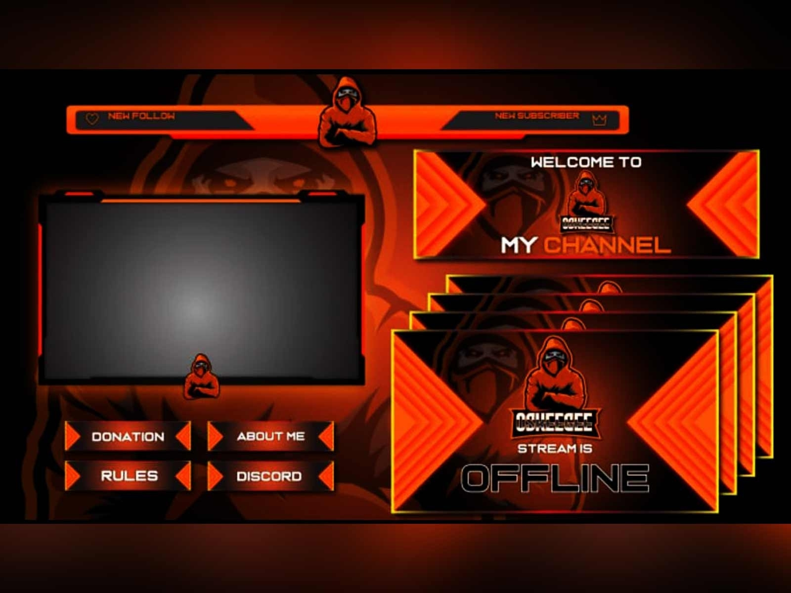 Overlay-Design by StreamDesigns on Dribbble