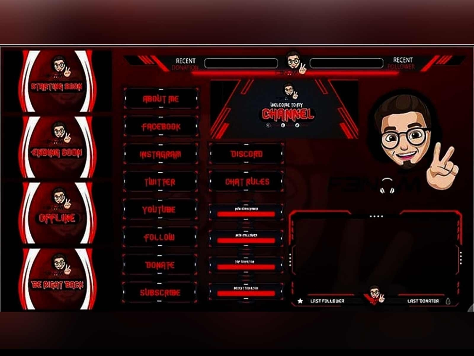 Overlay-Design by StreamDesigns on Dribbble