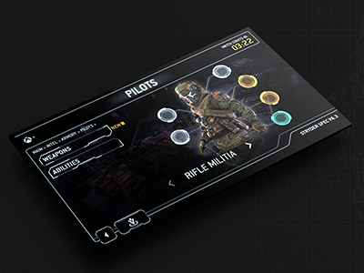 Titanfall Companion App by Adam Chennette on Dribbble