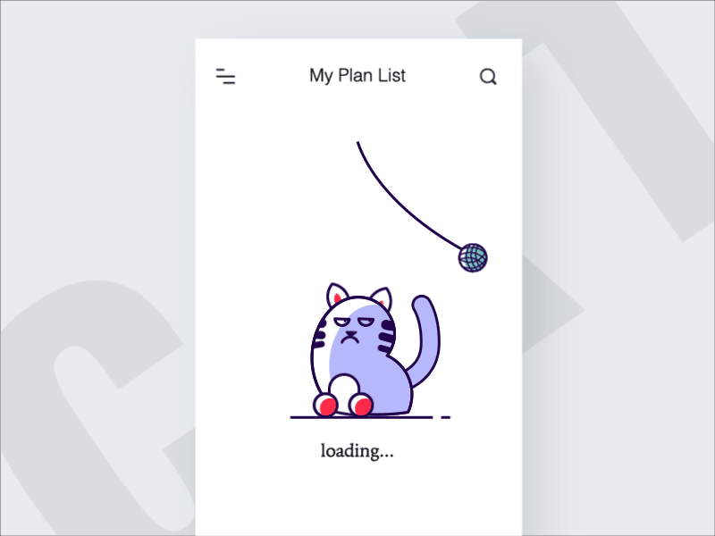 Cat Loading by SaleFish on Dribbble
