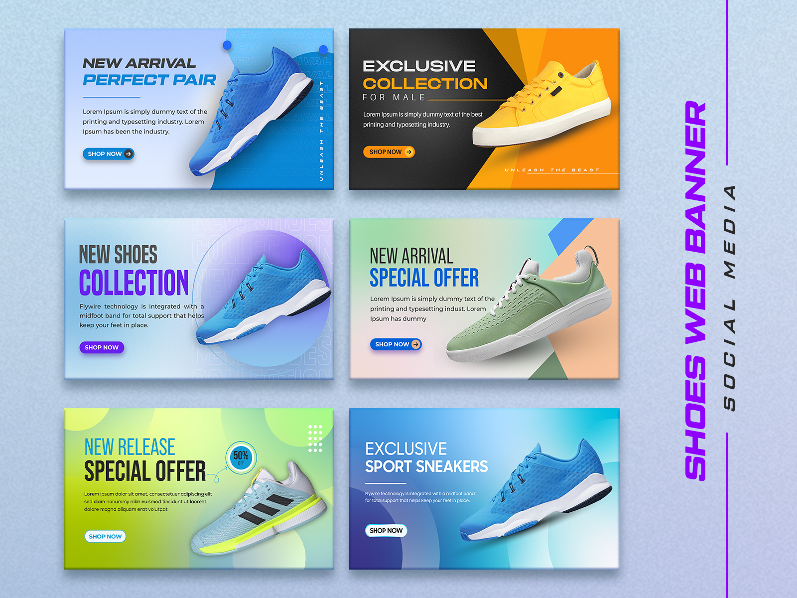 Shoes Web Banner | Social Media post | Ads Banner by Md. Ashik Hawlader ...