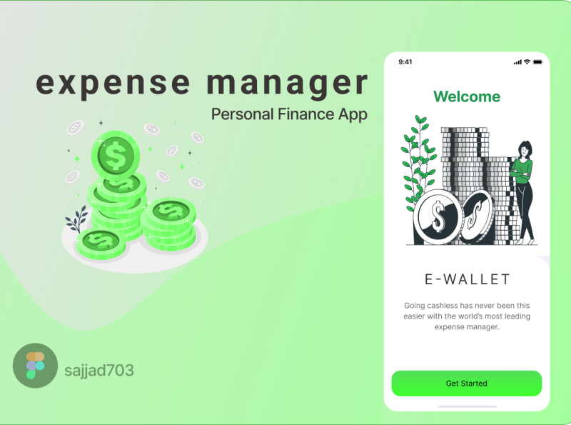 Expense Manager App Ui Design by Sajjad Hossain on Dribbble