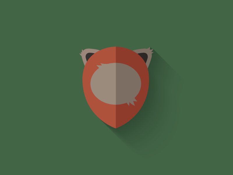 Ewok Flat Design Icon by Filipe Carvalho on Dribbble