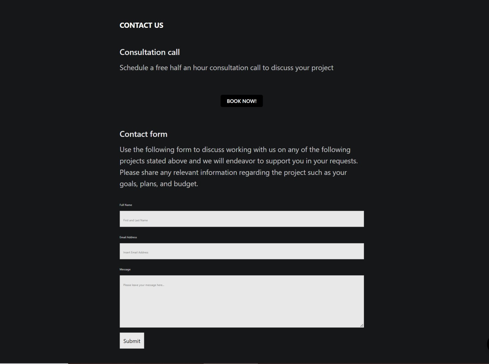 Contact button & form by Yusri Kardo on Dribbble