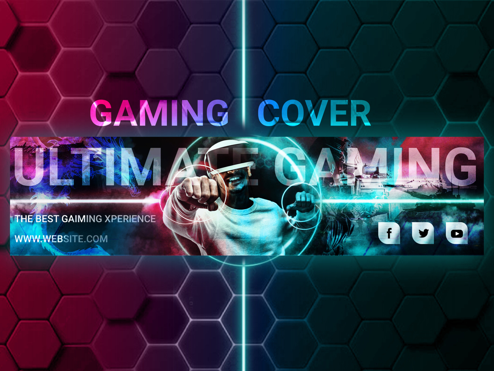 Gaming Social Media Cover And Banner Design by Md Humayun Kabir on Dribbble