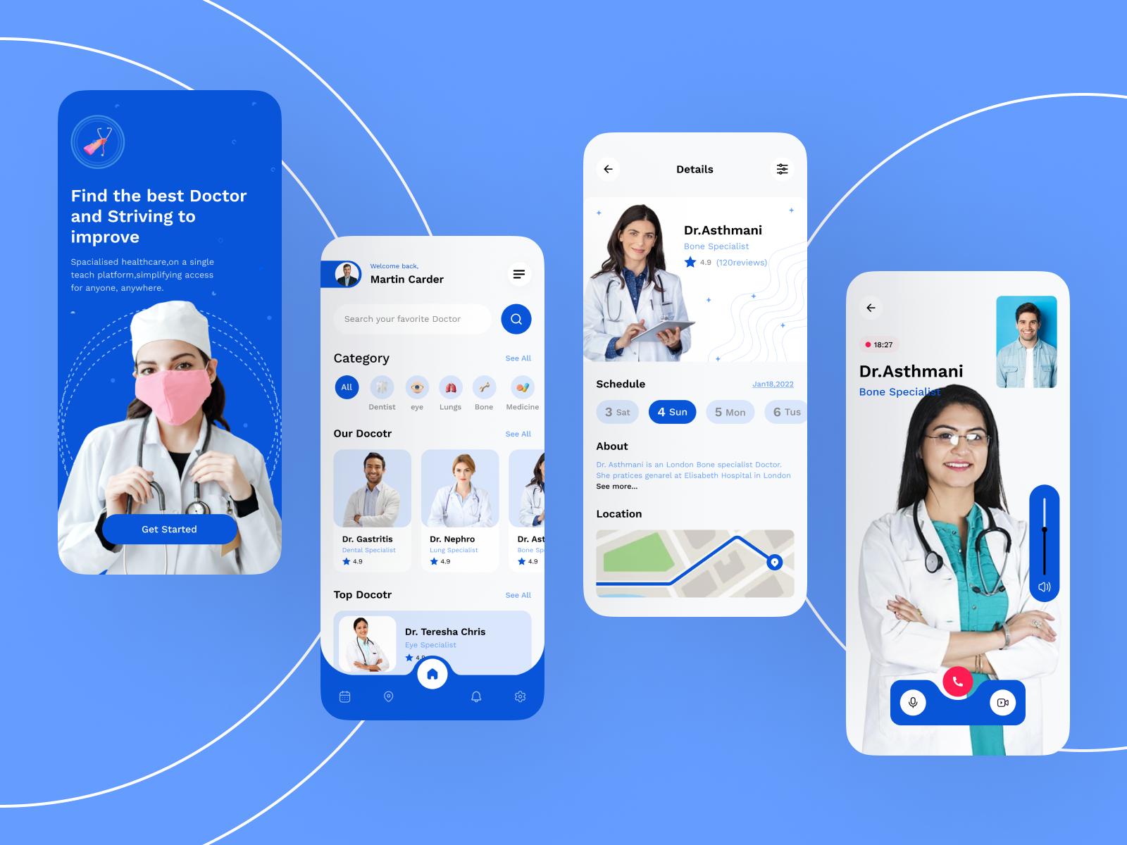 Medical App | Mobile Design by MD. Ridoy Ahmed Tamim on Dribbble