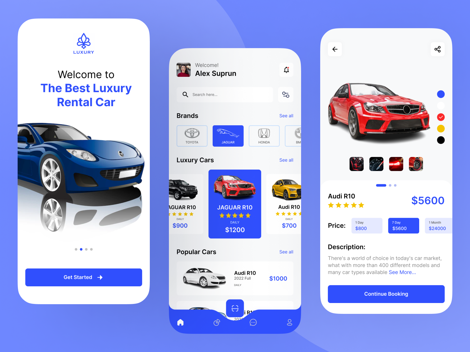 Car Rental App by MD. Ridoy Ahmed Tamim on Dribbble