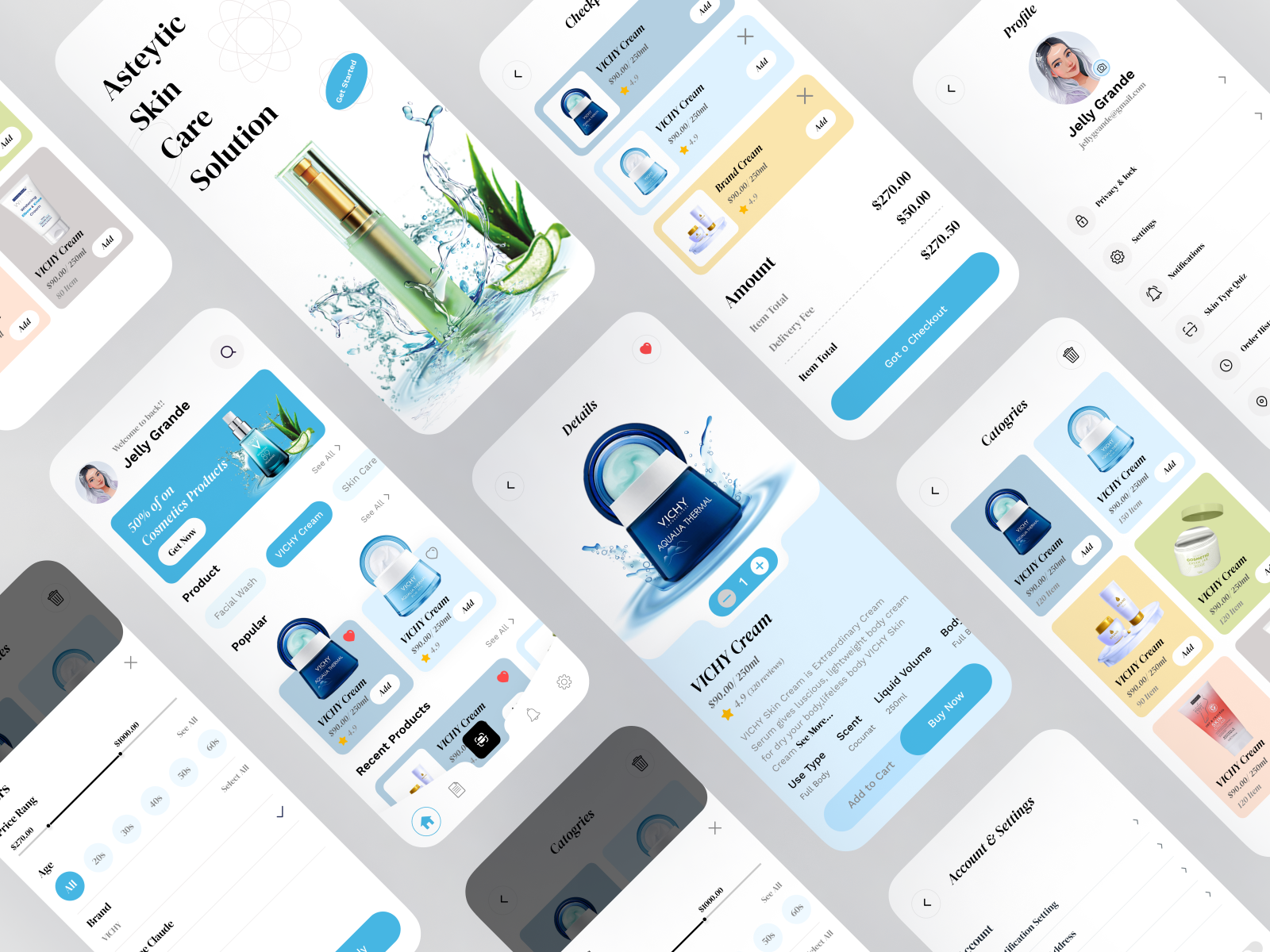 Beauty Cosmetics Product & Skin Care App by MD. Ridoy Ahmed Tamim on ...