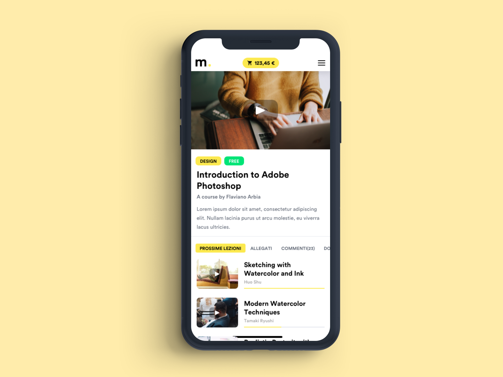 E-learning Mobile by Mokap.studio on Dribbble