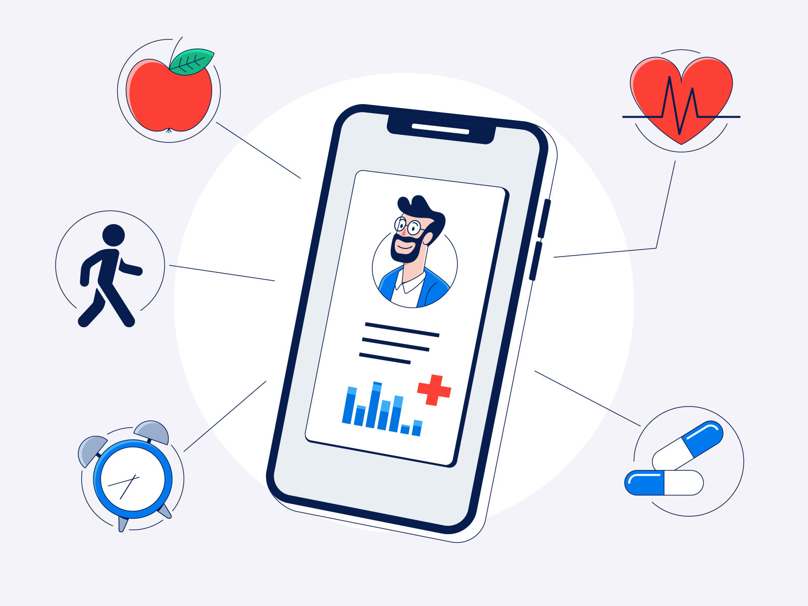 Health data 🚑 by Bogdan Novaković on Dribbble