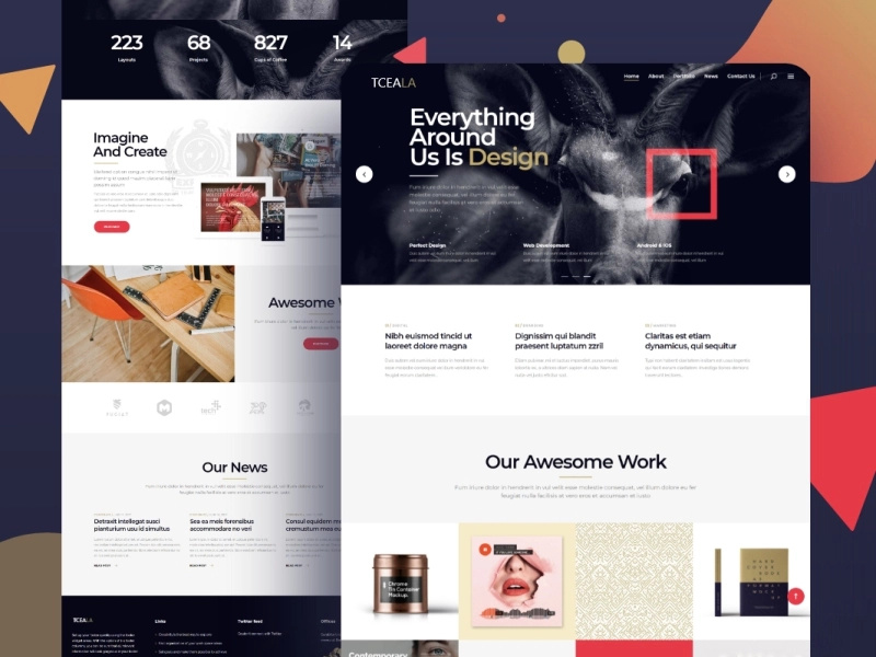 Creative Website UI Design For Germany Client by Hadi Designers on Dribbble