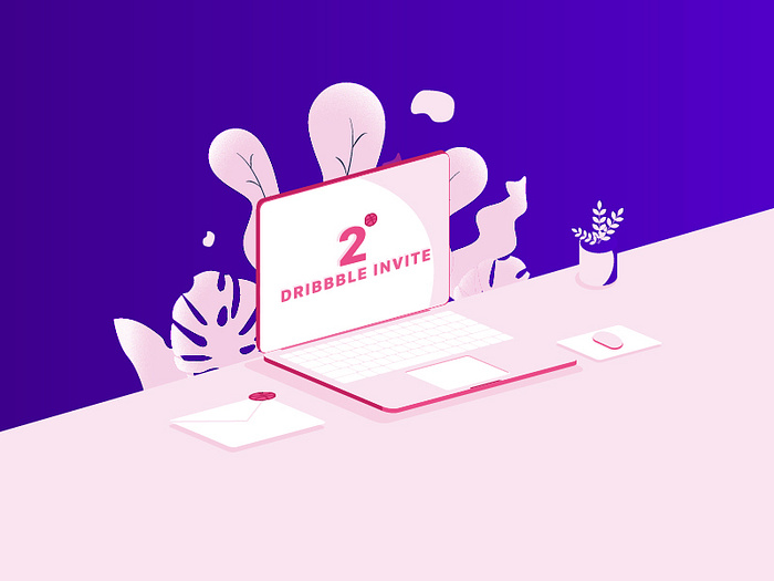 Dribbble Invite by Sanni sahil 🍃 on Dribbble