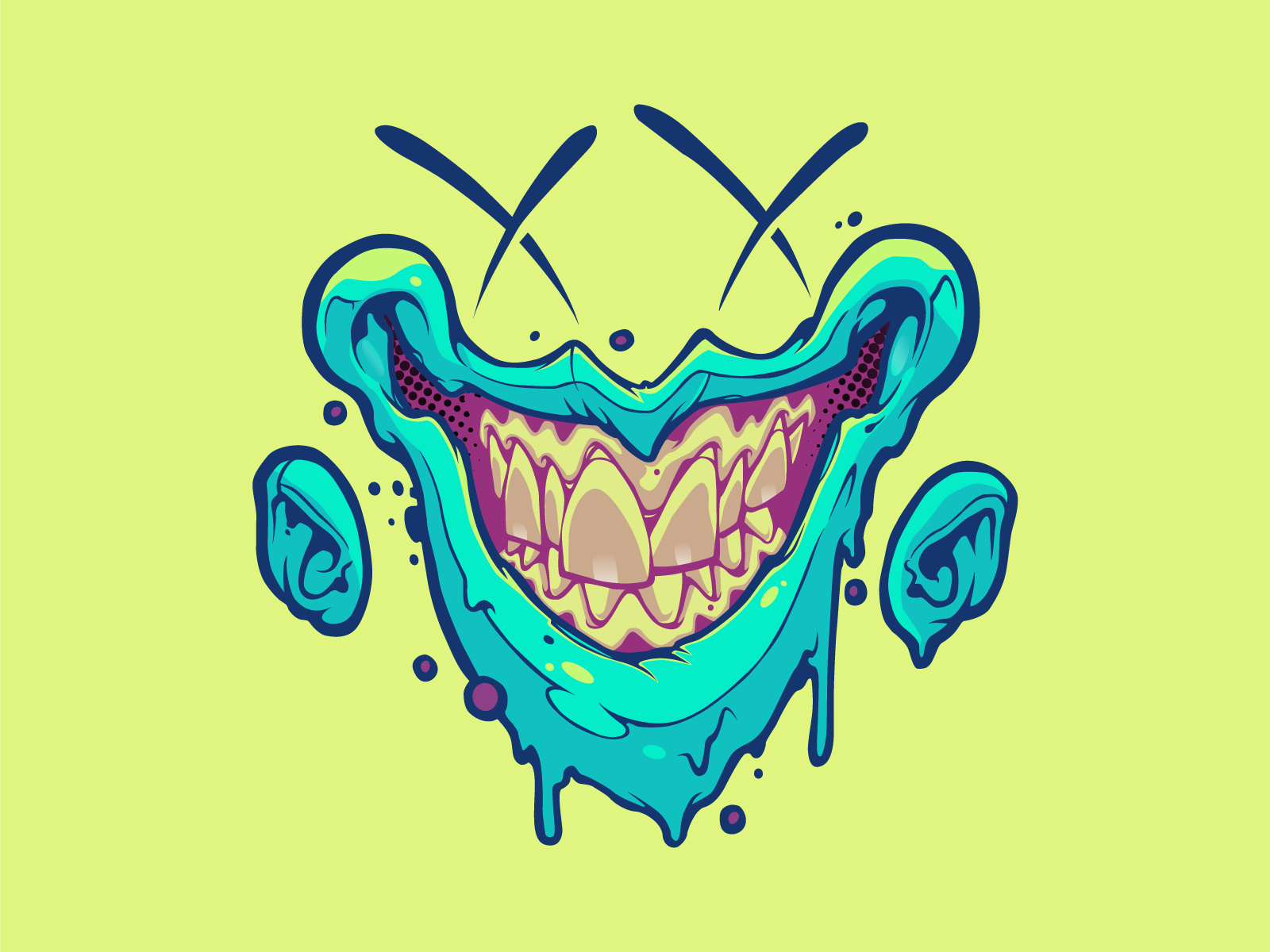 Joker Smile Illustration 🤡 by Manthan Kumar on Dribbble