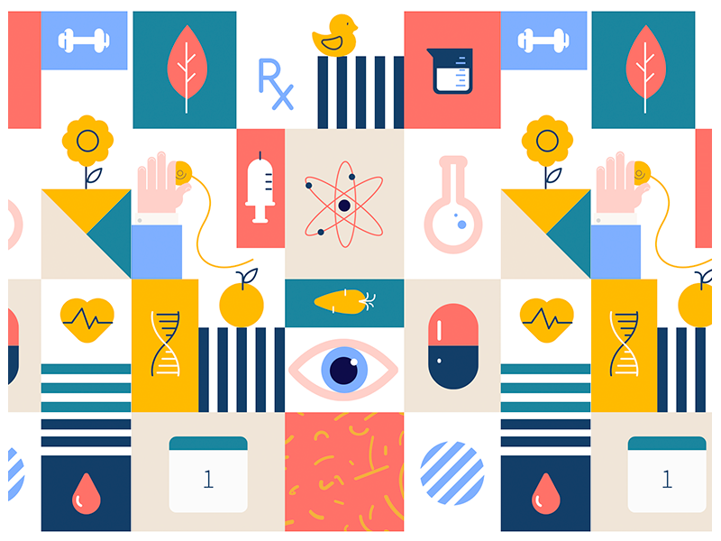 Dr Button Graphics 2 by Maria Delliou on Dribbble