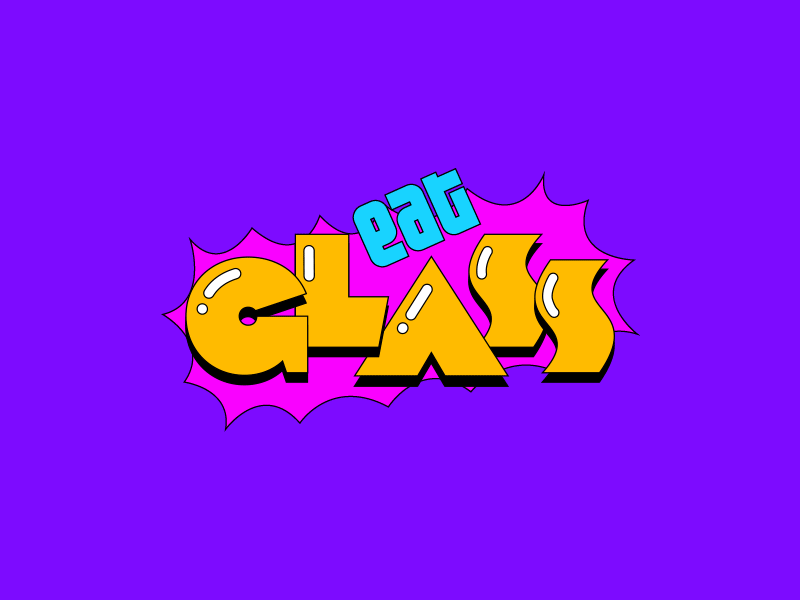Eat Glass by Raag R on Dribbble
