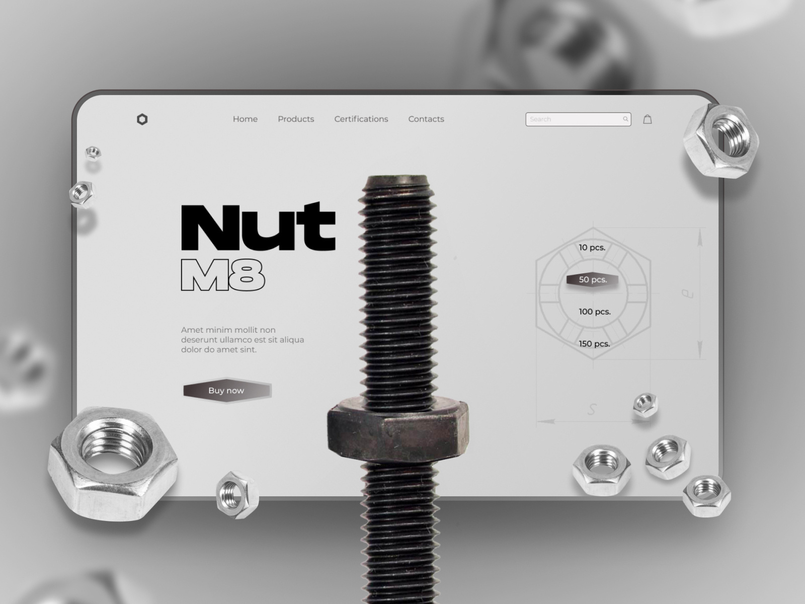 Nut interface screen by Viktoria on Dribbble