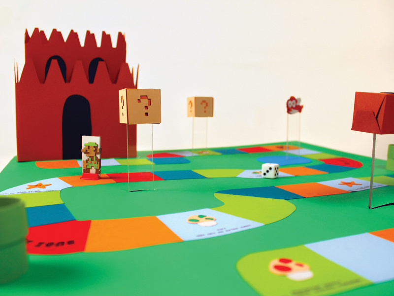 Mario Board Game by Amy Simmonds on Dribbble