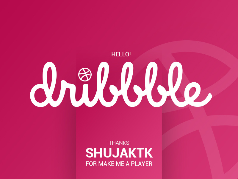 Thanks Post For Dribble by Syed Amir Hamza on Dribbble