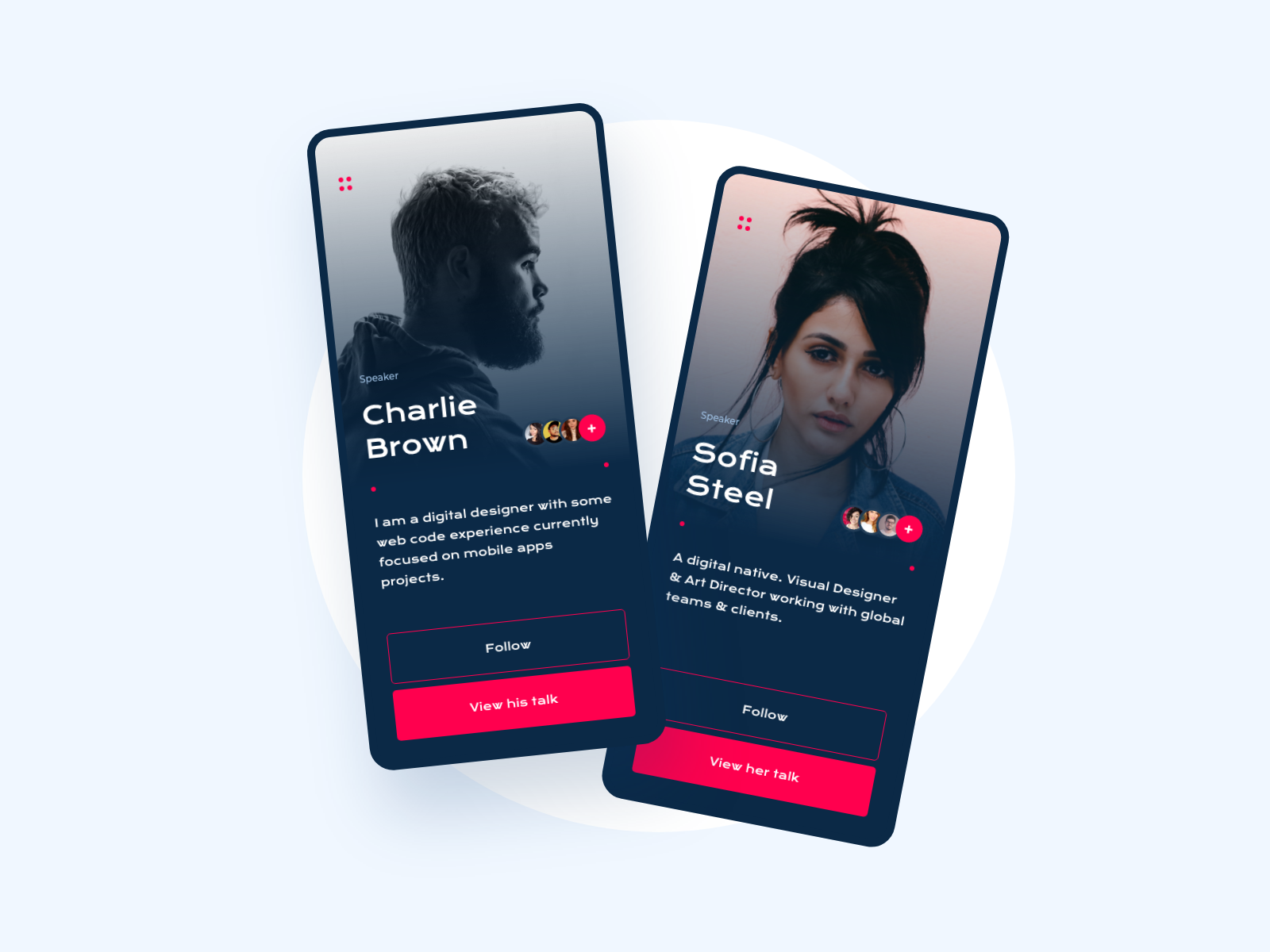 Daily UI #006 - Profile by Calavero.std on Dribbble