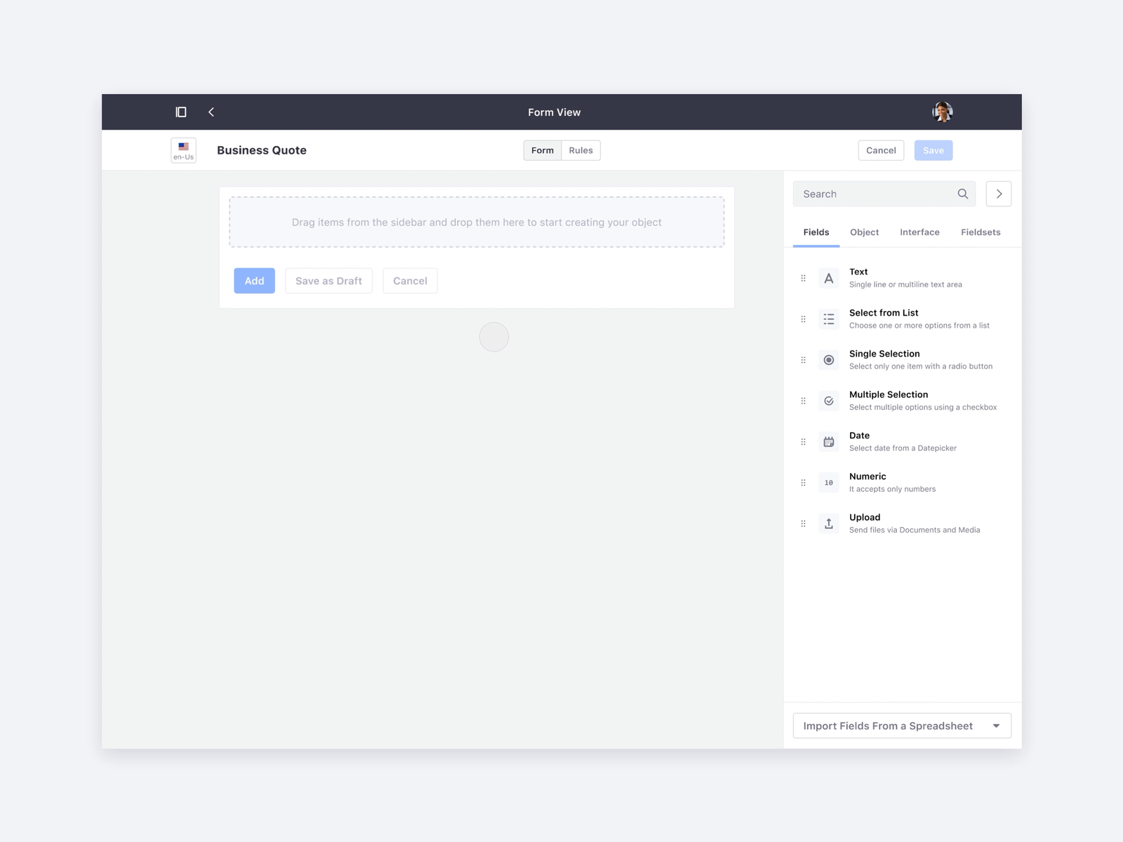 Form View Builder – Drag and Drop Interactions by Felipe Pires for ...