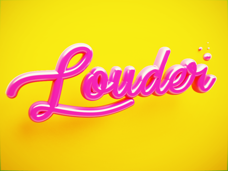 Louder! by Daniel Crane on Dribbble
