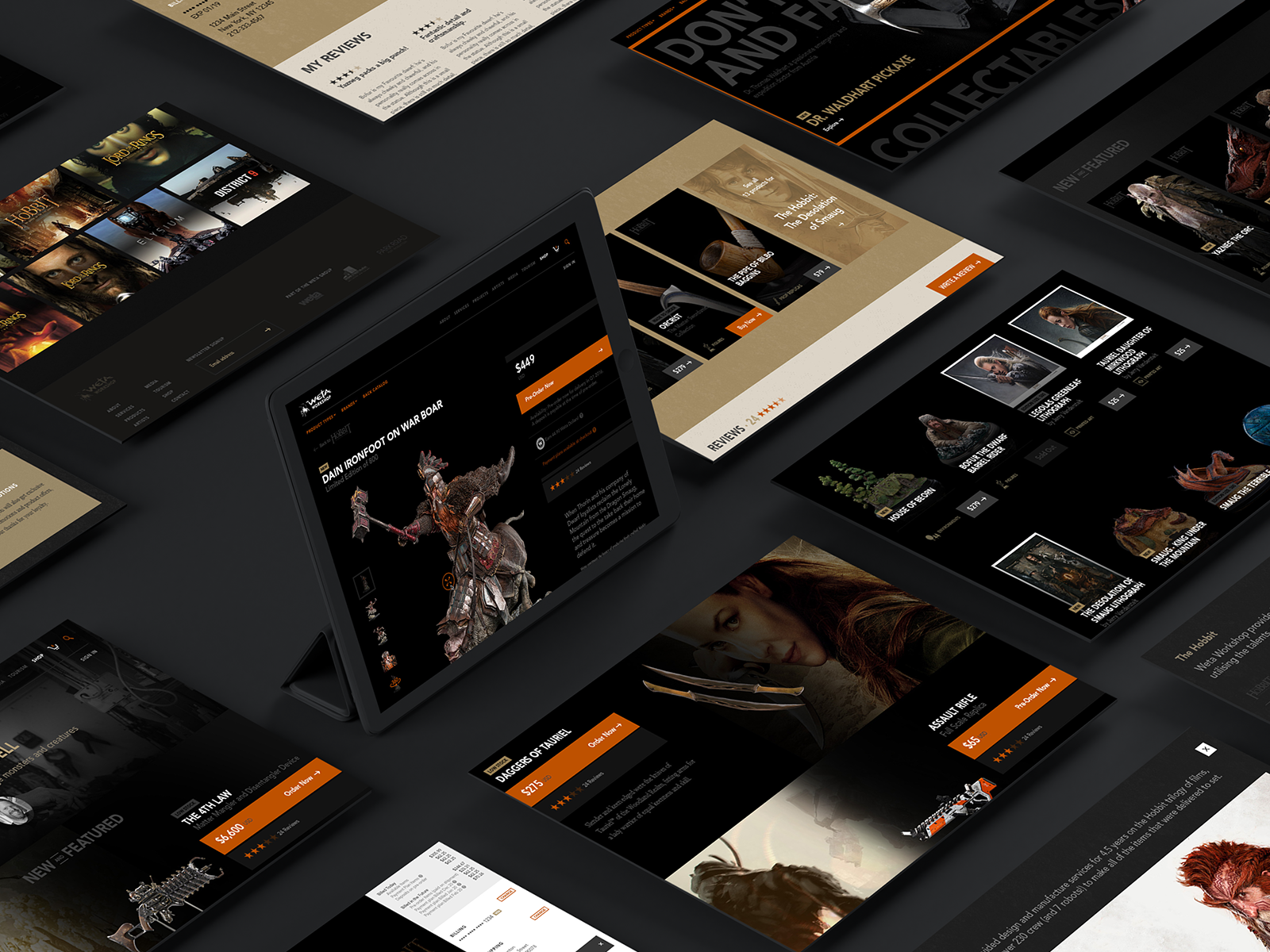 Weta Tablet Screens by metajive on Dribbble